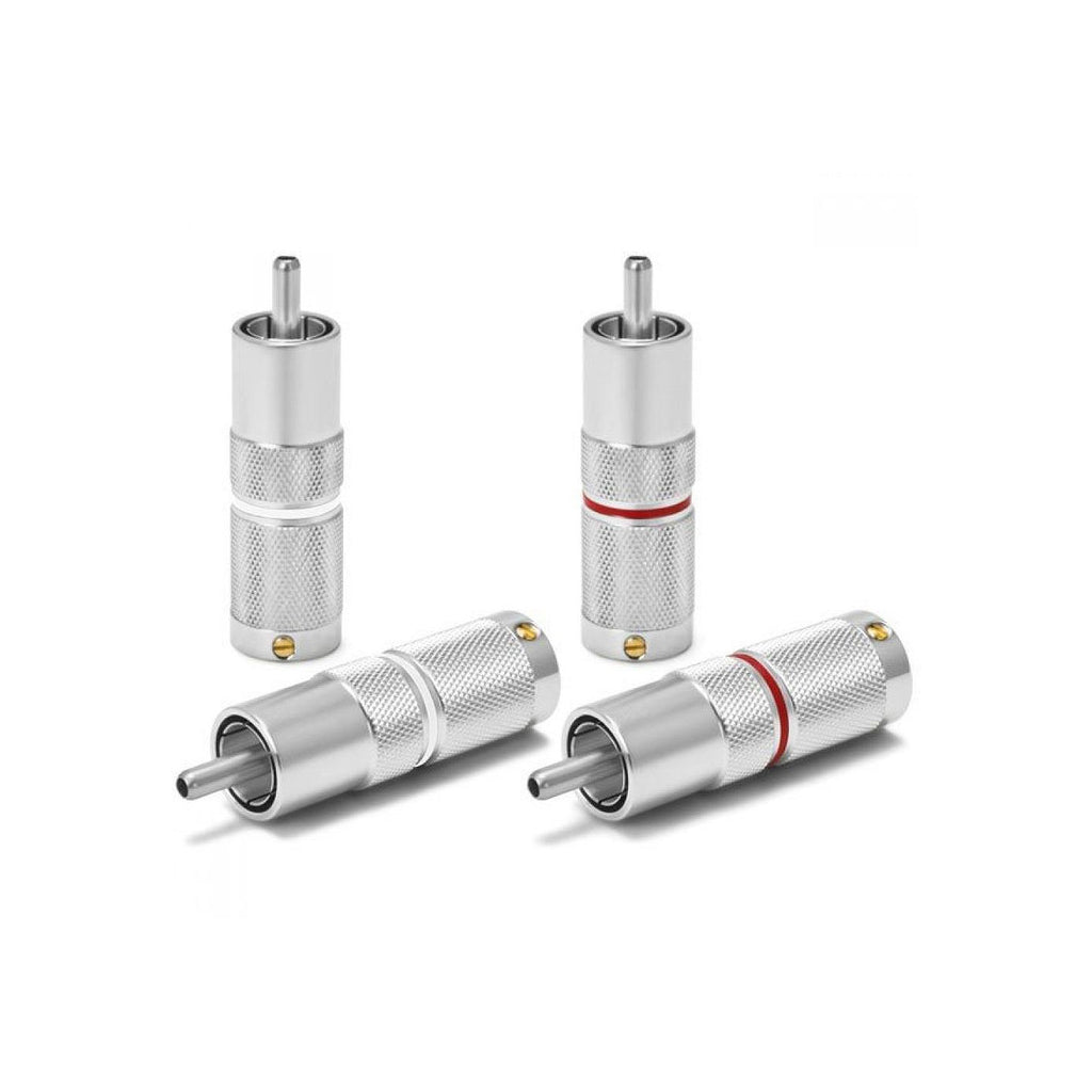 Oyaide SLSC RCA Plugs (4 Pack) – Black Rhodium